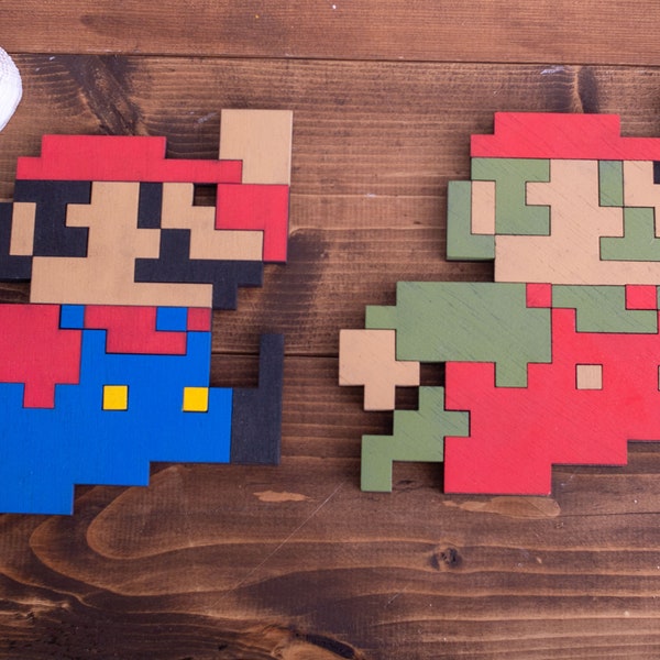 8 Bit Mario - Etsy