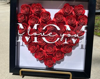 Heart Shadow Box - Etsy