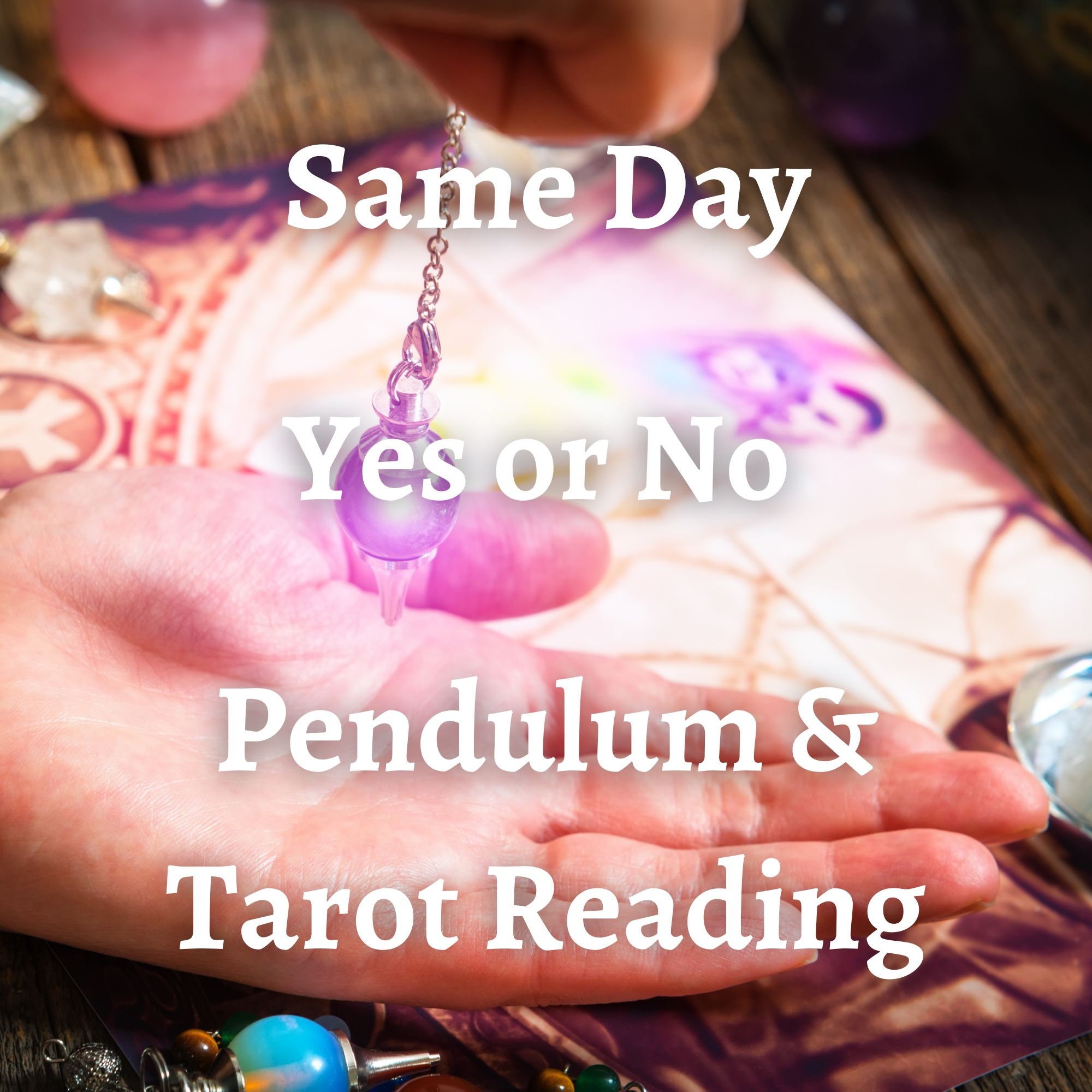 Pendulum Reading Yes or No Tarot Reading Same Day Reading - Etsy
