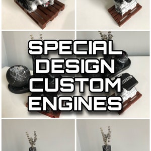 Special Design Custom Engines 3D Printed Engine Home Office Shop Decor ...