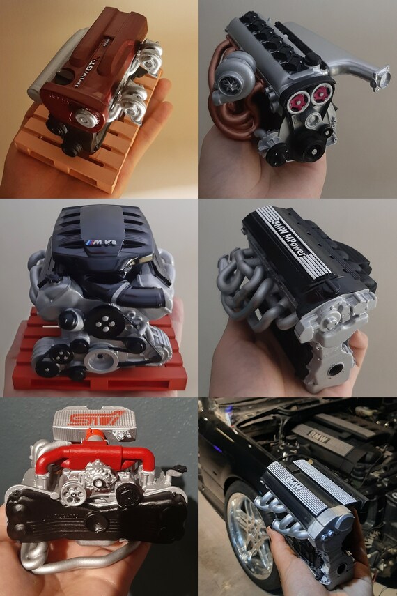 Special Design Custom Engines 3D Printed Engine Home Office - Etsy