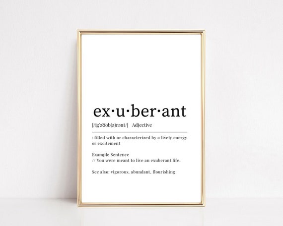 Exuberant