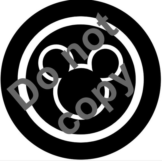 Mickey Head Magic Band Scanner SVG Cut File | Etsy