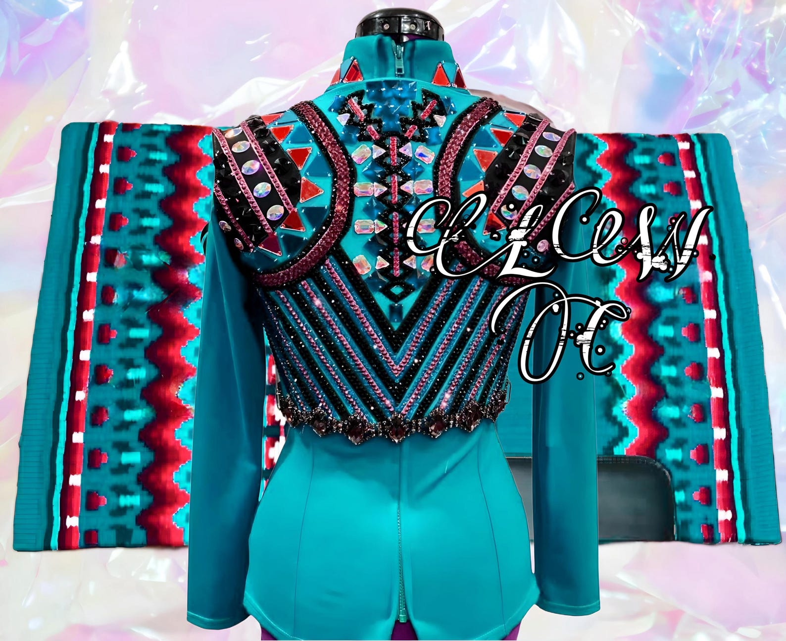 Combo Set Western Show Shirt and Vest With Pad - Etsy