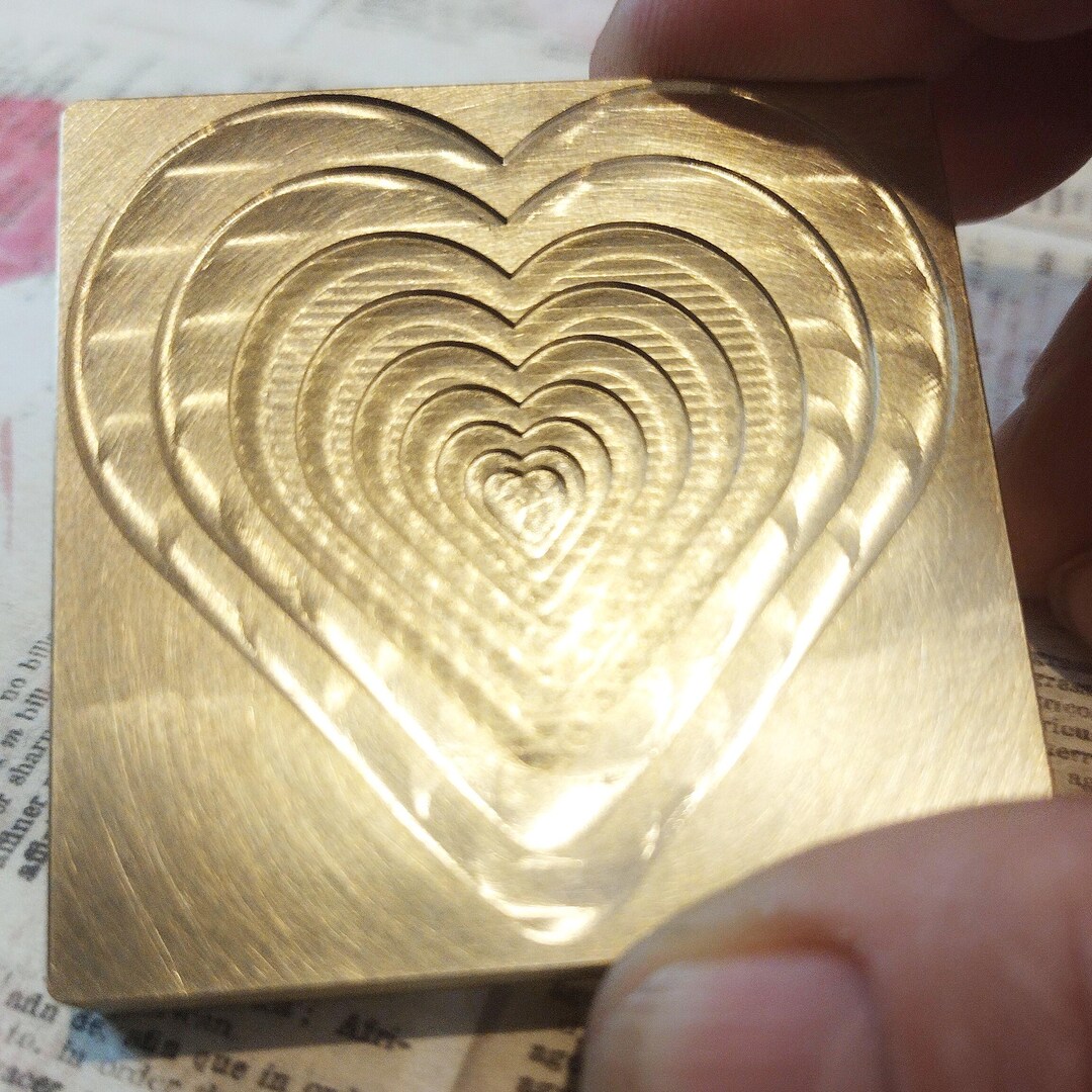 Stepped Heart Brass Texture Cavity Tool for Lampwork Bead Making - Etsy