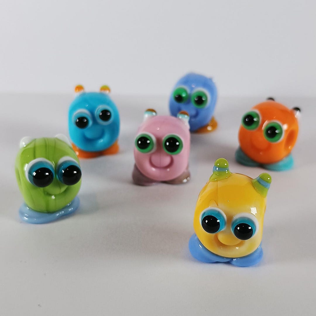 Cute Little Monster Charm Beads - 5mm Hole - Big Hole Beads - Etsy