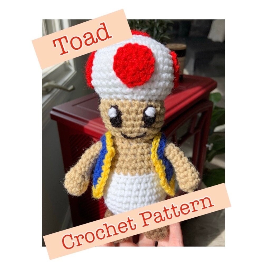 Crochet pattern Toad Digital File - Etsy