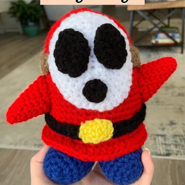 Crochet Shy Guy Pattern - Etsy