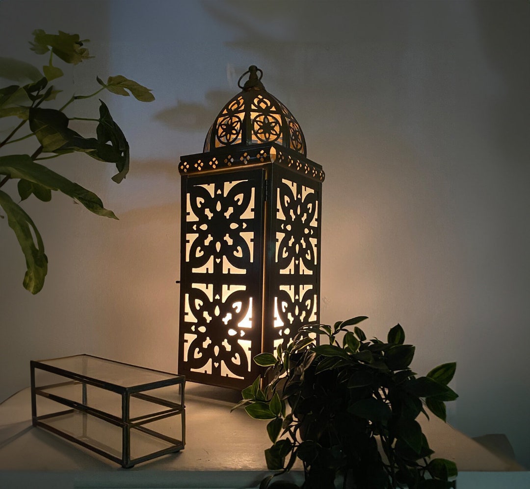 Moroccan Brass Floor Lamp, Handmade Custom Floor Light, Contemporary ...