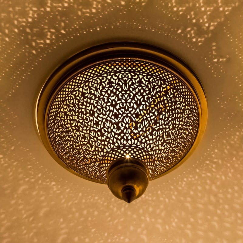 Moroccan Flush Mount Ceiling Light
