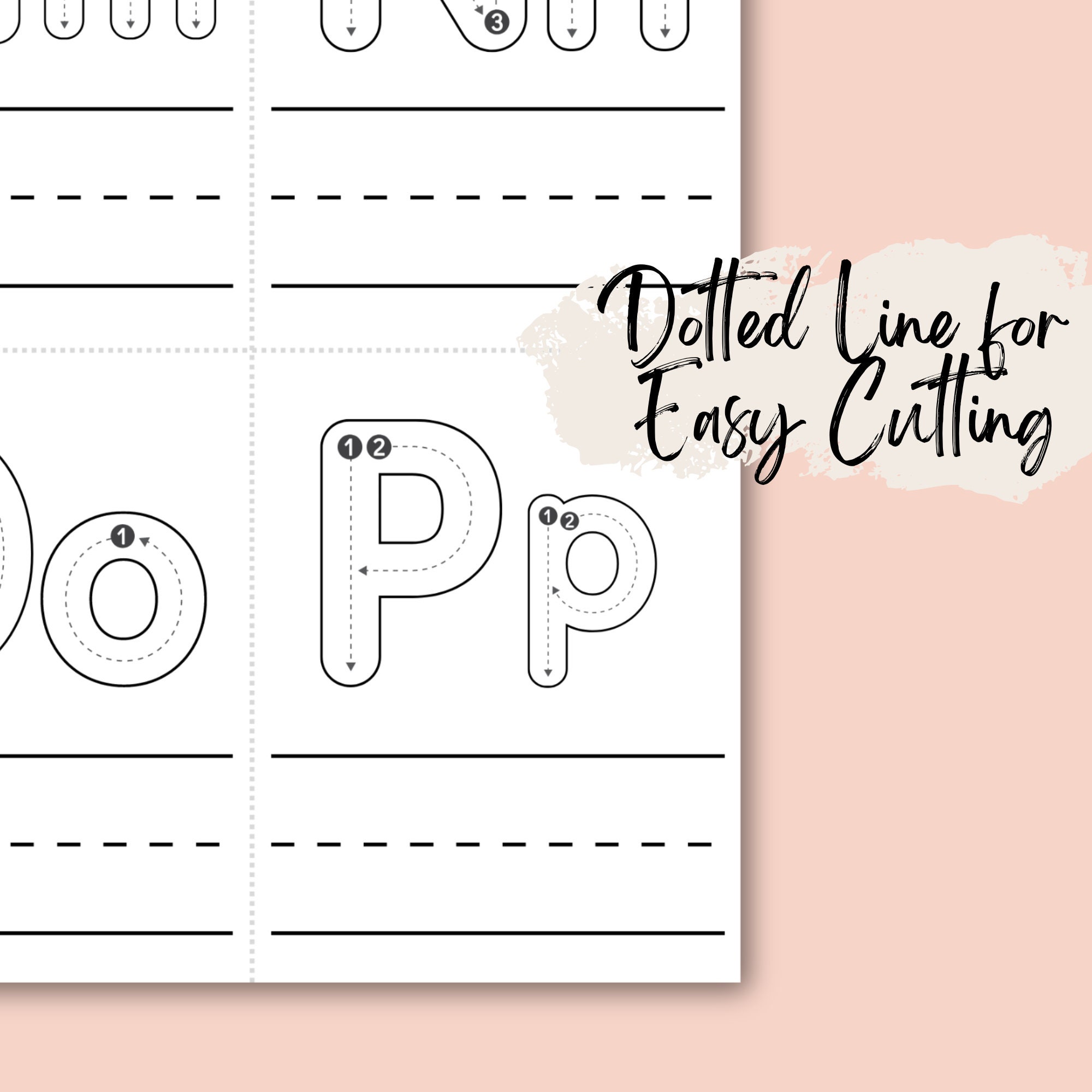 Print, Cut and Use Flashcards, Tracing Alphabet Cards, Homeschool ...