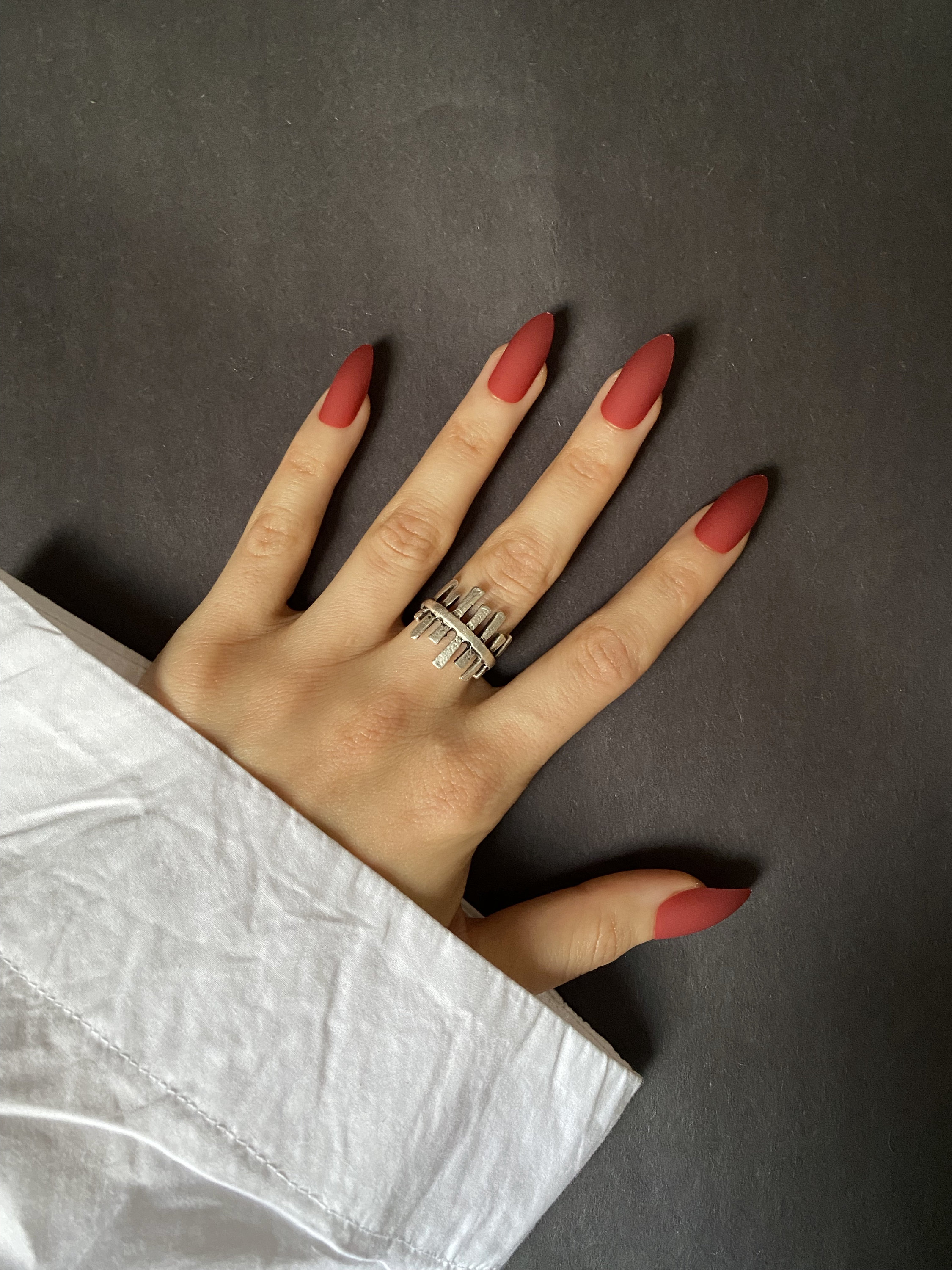 Silver Silhouette Face Ring Adjustable Hand Ring Full Finger - Etsy