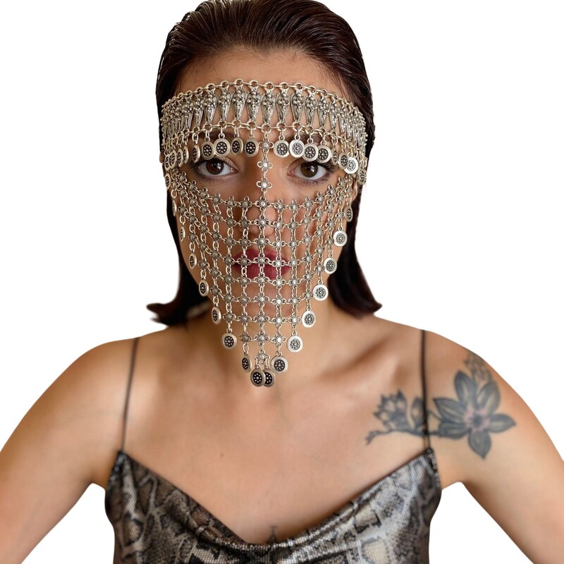 Belly Dance Mask - Etsy