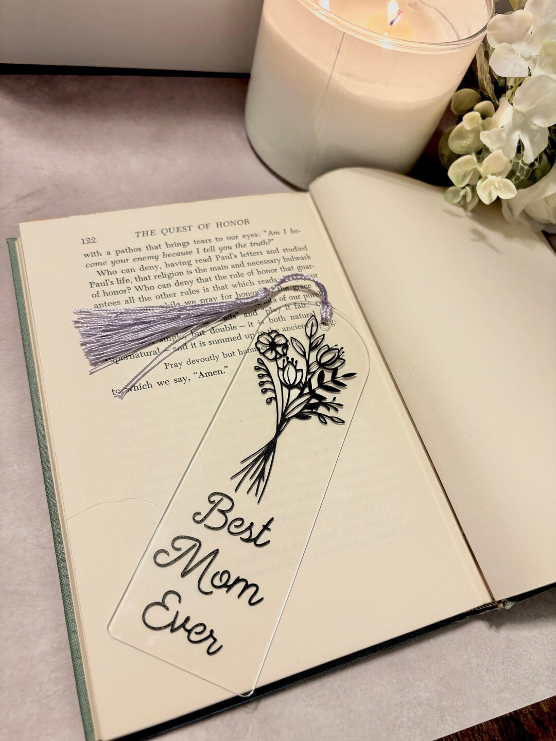 Best Mom Ever Acrylic Bookmark Acrylic Bookmark Mothers Day Gift Gift ...