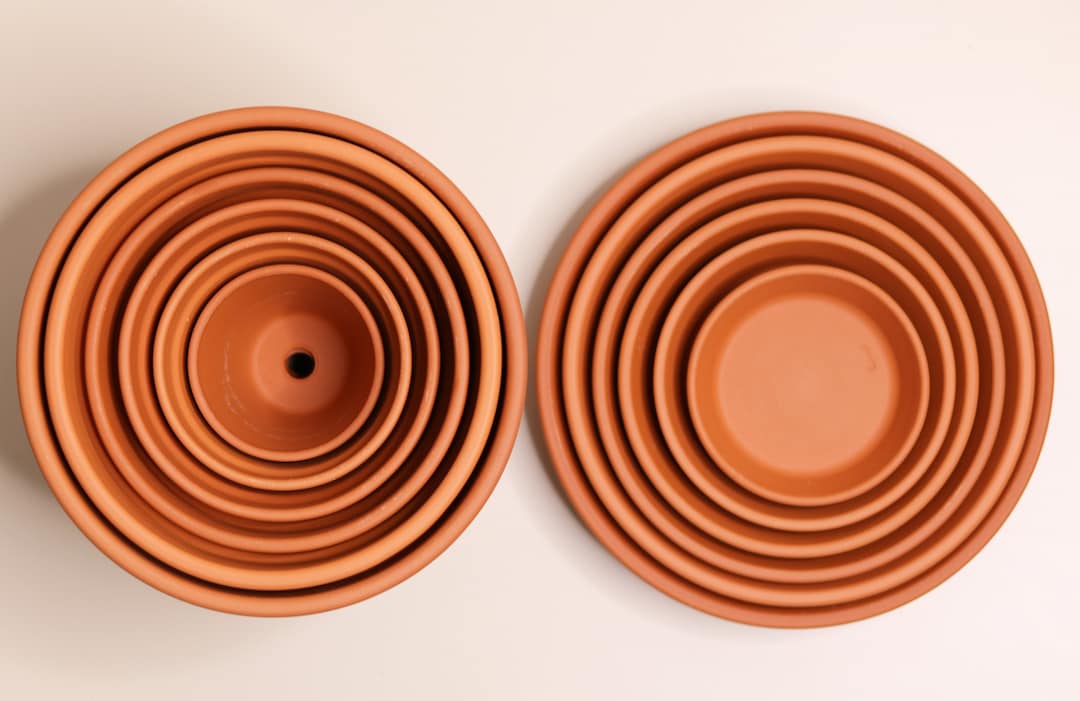 Terracotta Plant Pot And/or Saucer, Natural Colour Terracotta, Raw ...