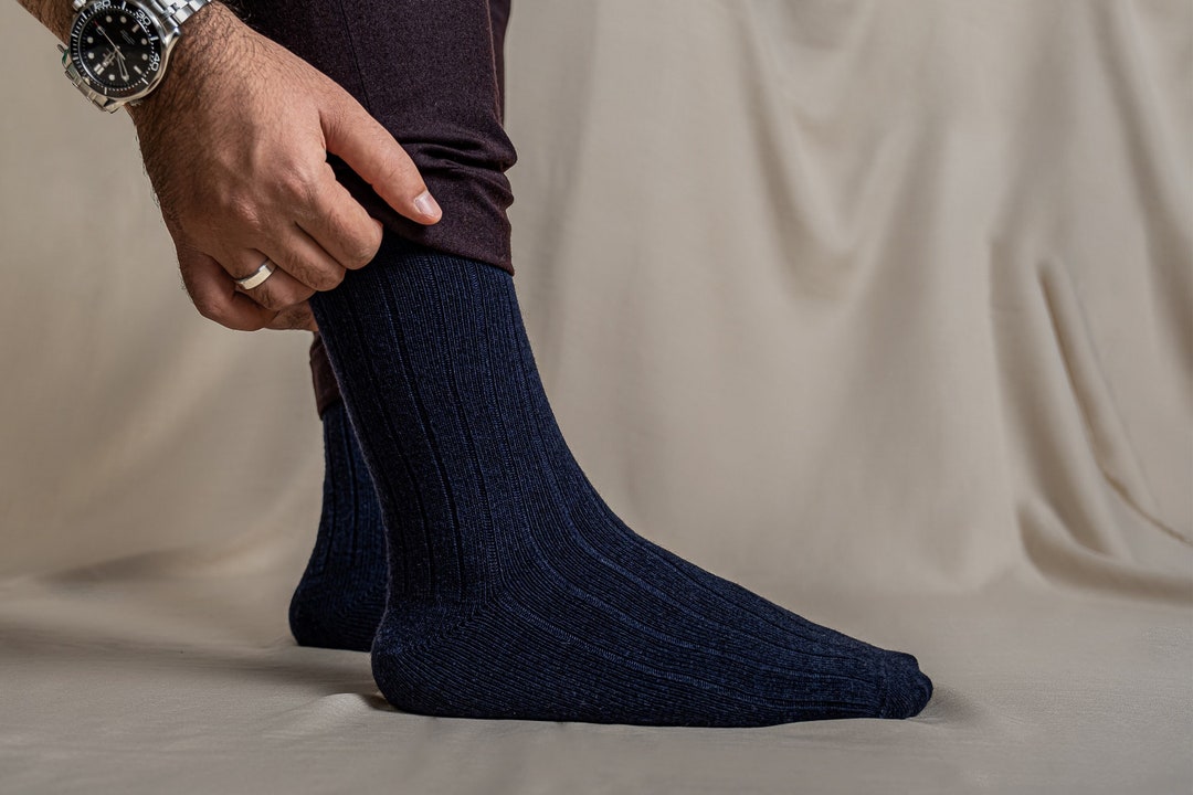 Thick Cashmere Wool Custom Socks: Super Soft Cozy Wool Boot Socks ...