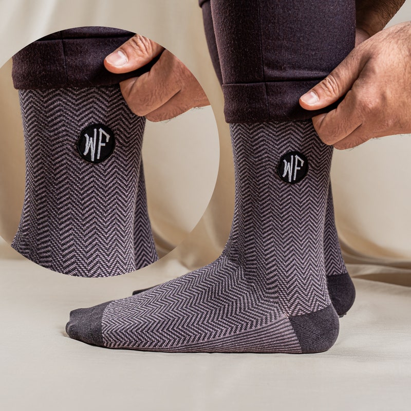 Monogrammed Work Socks - Etsy