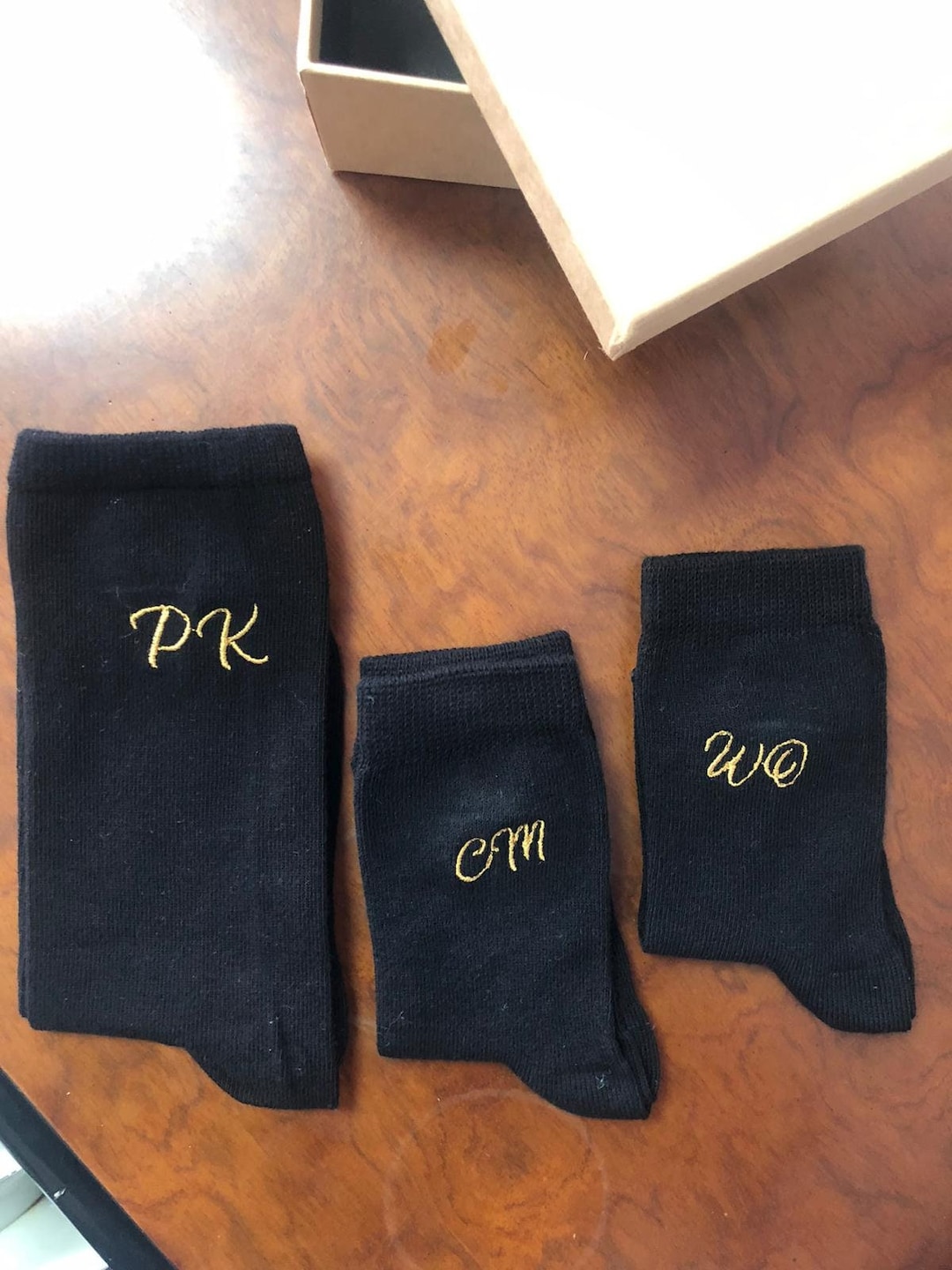 Embroidered Socks for Ring Bearer, Ring Bearer Gift, Personalised ...