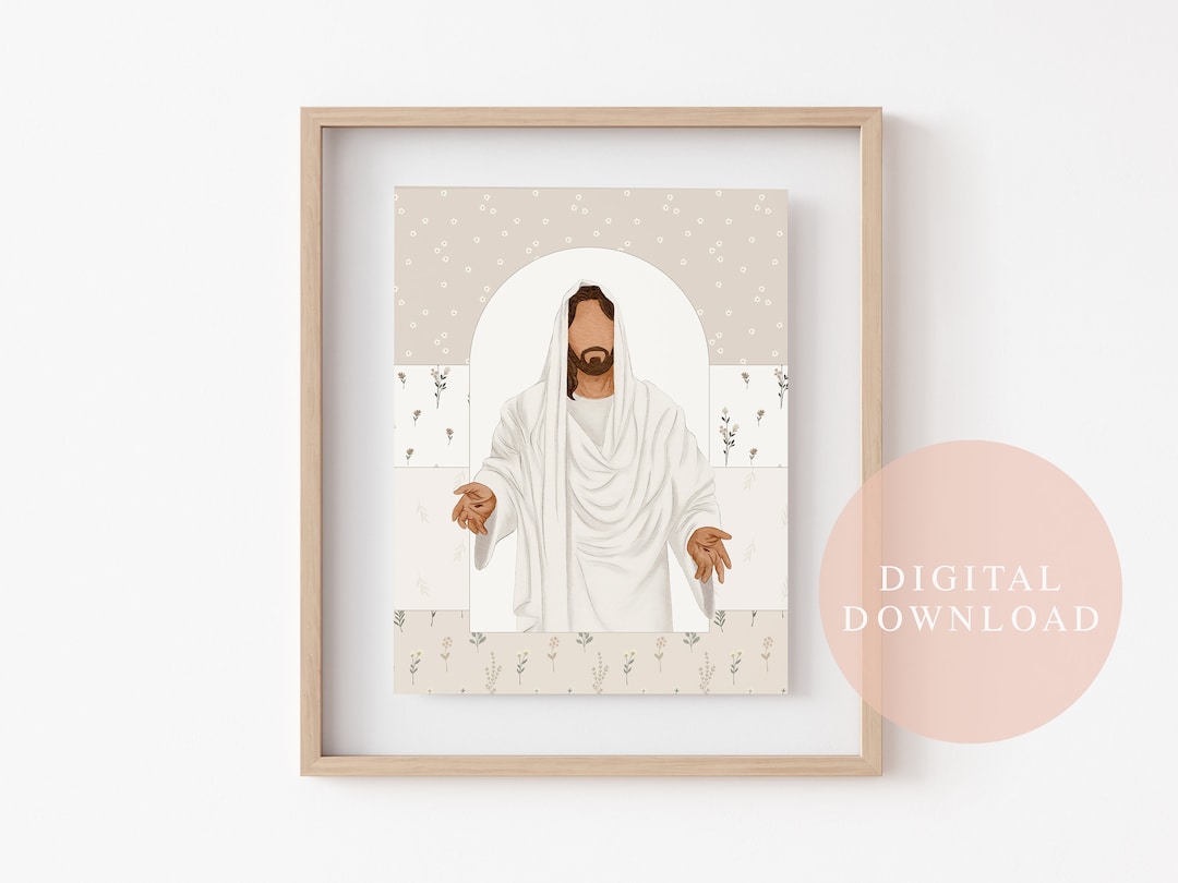 Jesus Christ Art Print: LDS Nursery Decor (digital Download) - Etsy