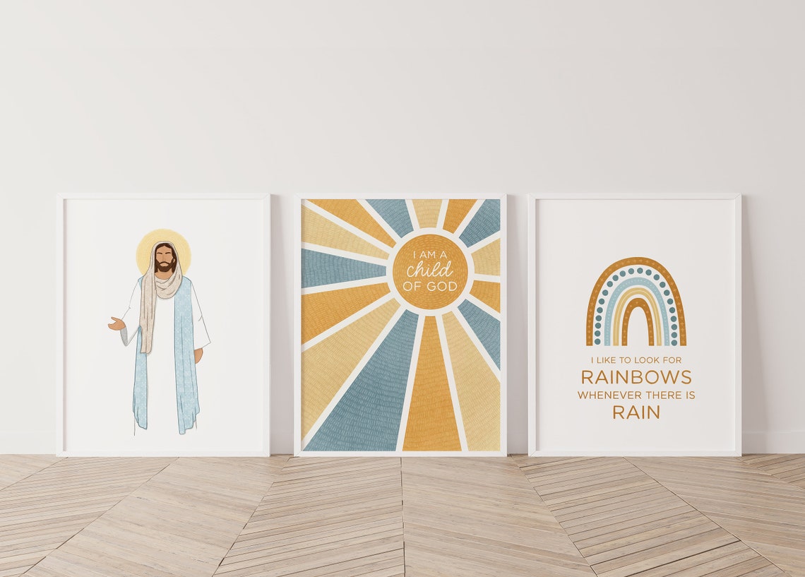 Jesus Christ Art Print | LDS Nursery Decor (digital Download) - Etsy