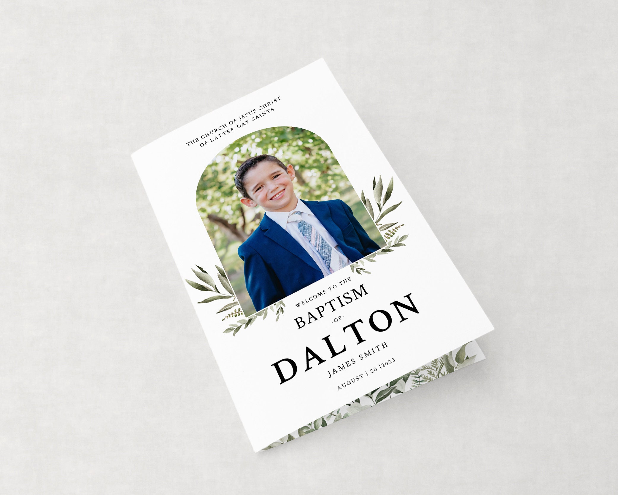 Editable LDS Baptism Invitation | LDS Baptism | Baptism | Baptism ...