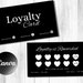 Black Loyalty Card Template, Canva Editable, Printable, Modern Rewards ...