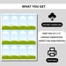 Business Card Printing Template, 2x3.5 Business Card Printing Guide, 8 ...