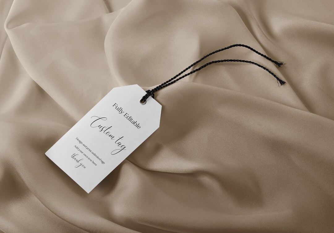 Editable Tag Template Instant Download DIY Tag Canva - Etsy UK