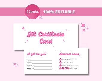 Gift Card Flyer, Gift Certificate Template, Gift Voucher Template ...