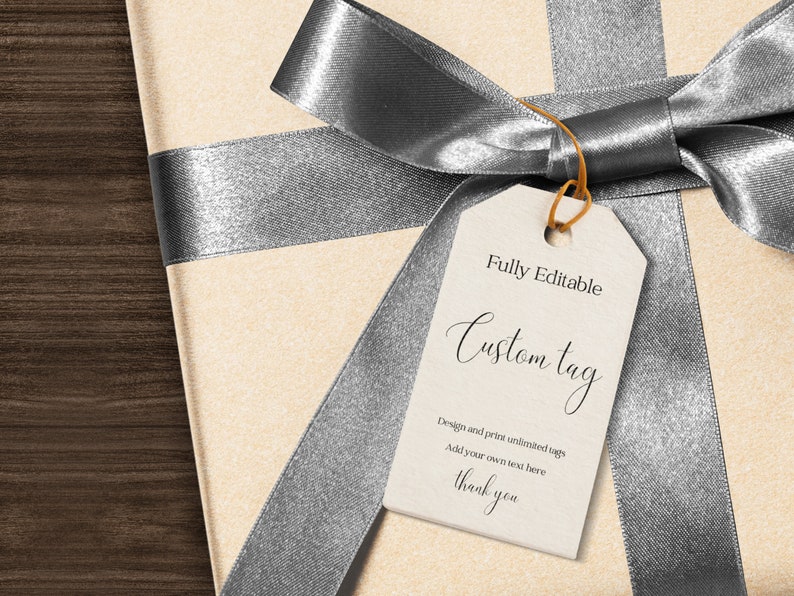 Editable Tag Template Instant Download DIY Tag Canva - Etsy Australia