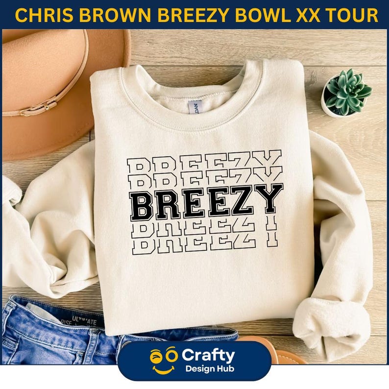 Chris Brown Breezy Bowl XX Tour Svg Png,chris Brown T-shirt Design ...