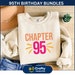 95th Birthday Svg Bundle, 95th Birthday Shirt SVG, 95th Birthday Gift ...