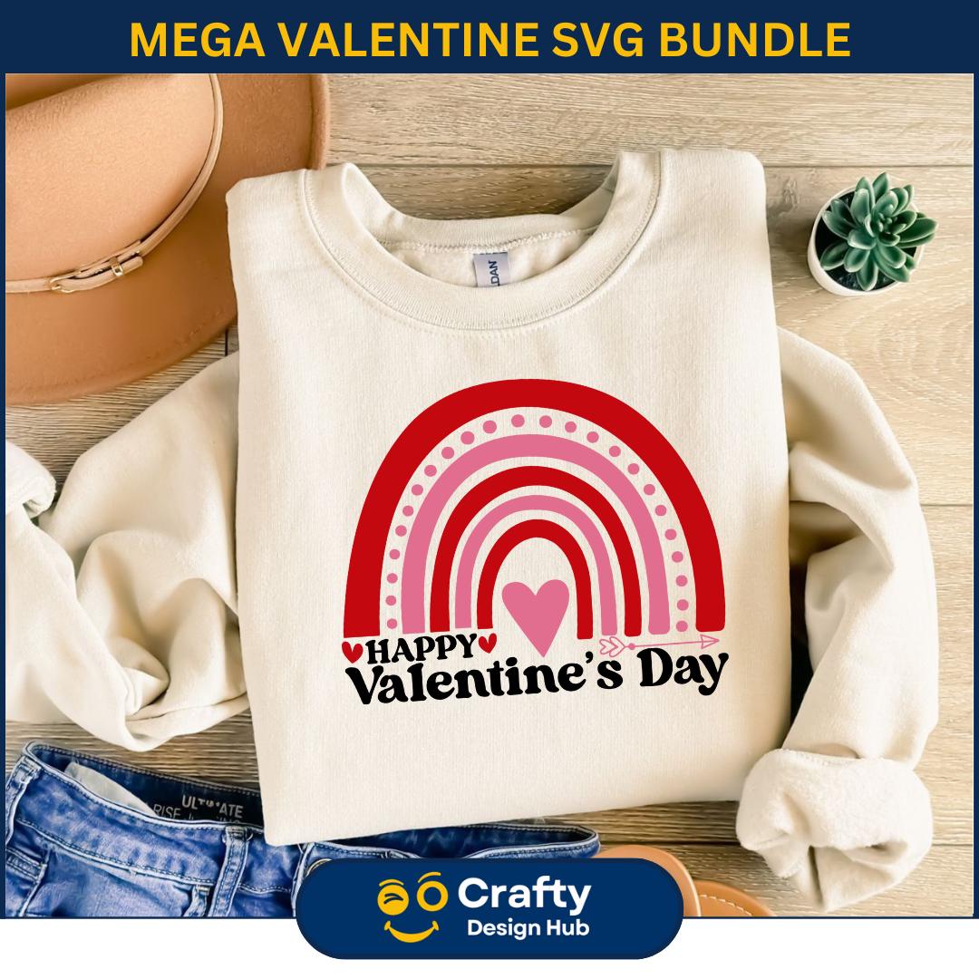 Mega Valentine's Day Svg Bundle, Valentine Shirts Svg, Be Mine Svg ...