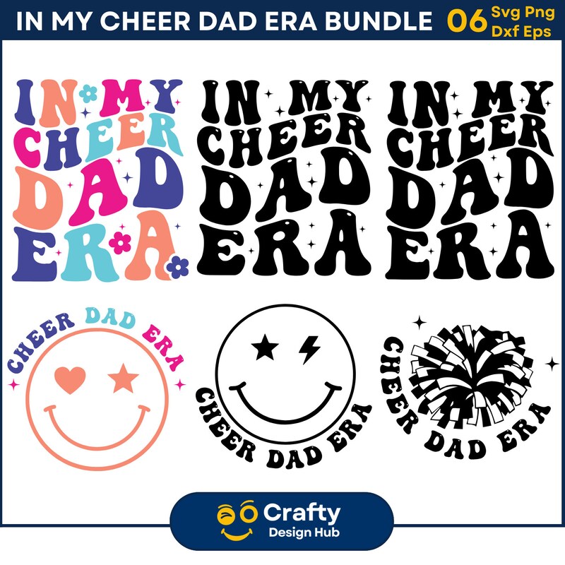Cheer Dad Era Svg - Etsy