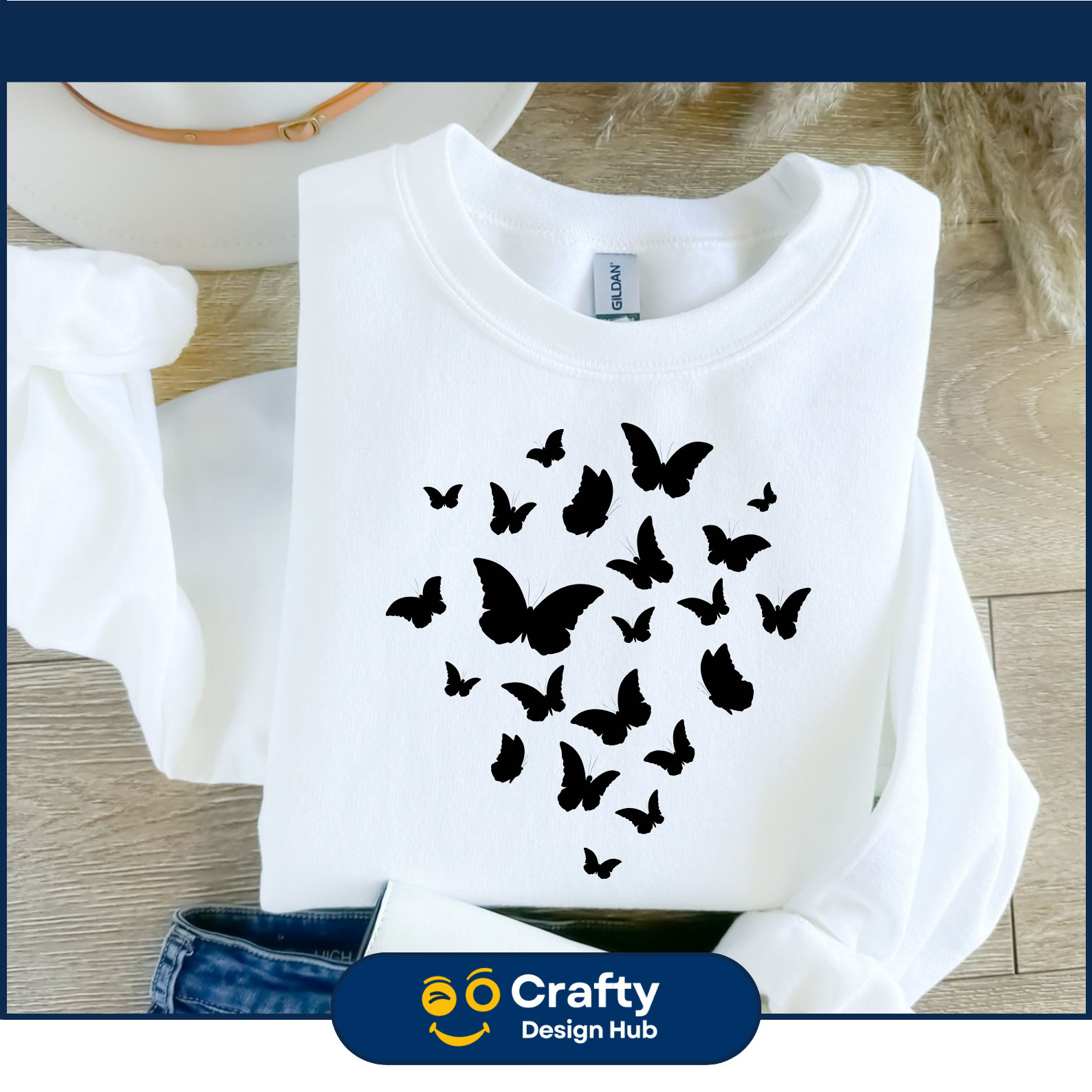 Flying Butterflies Svg Butterfly Svg Designs Butterfly Swarm - Etsy