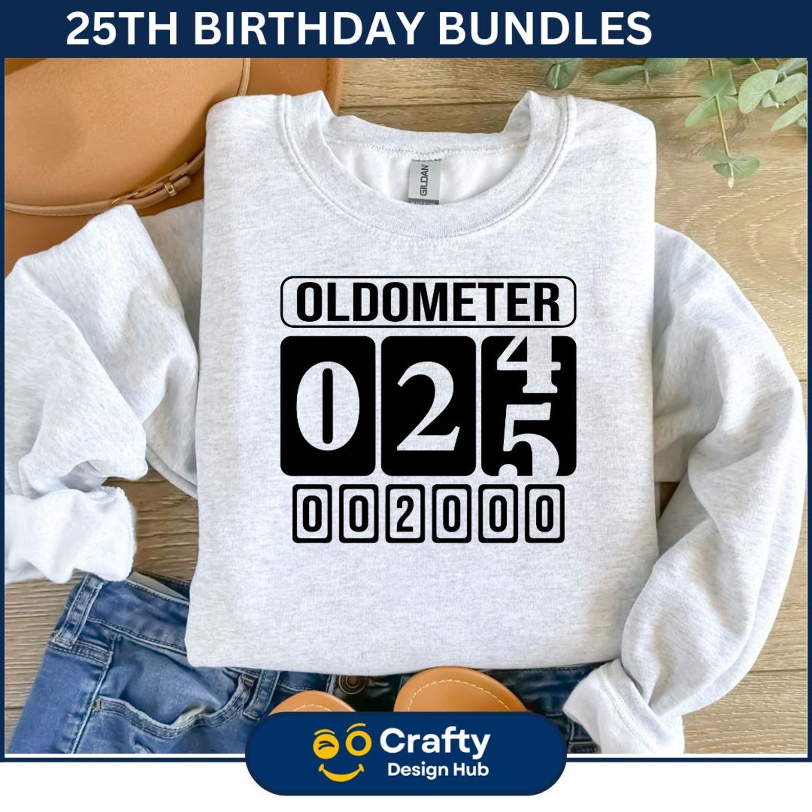 25th Birthday Svg Bundle, 25th Birthday Shirt SVG, 25th Birthday Gift ...