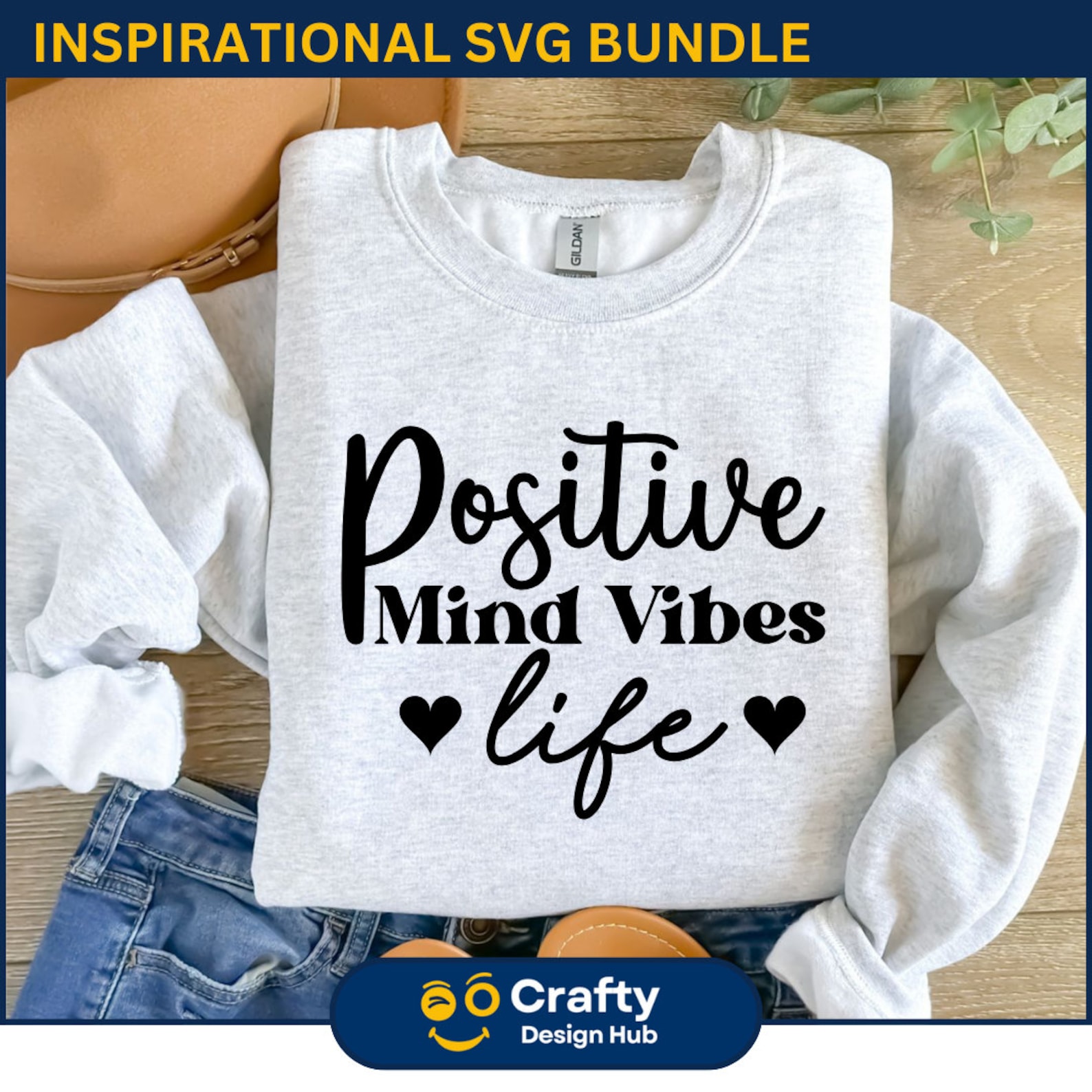 Inspirational Bundle Svg, Positive Quote, Motivational Svg Bundle ...