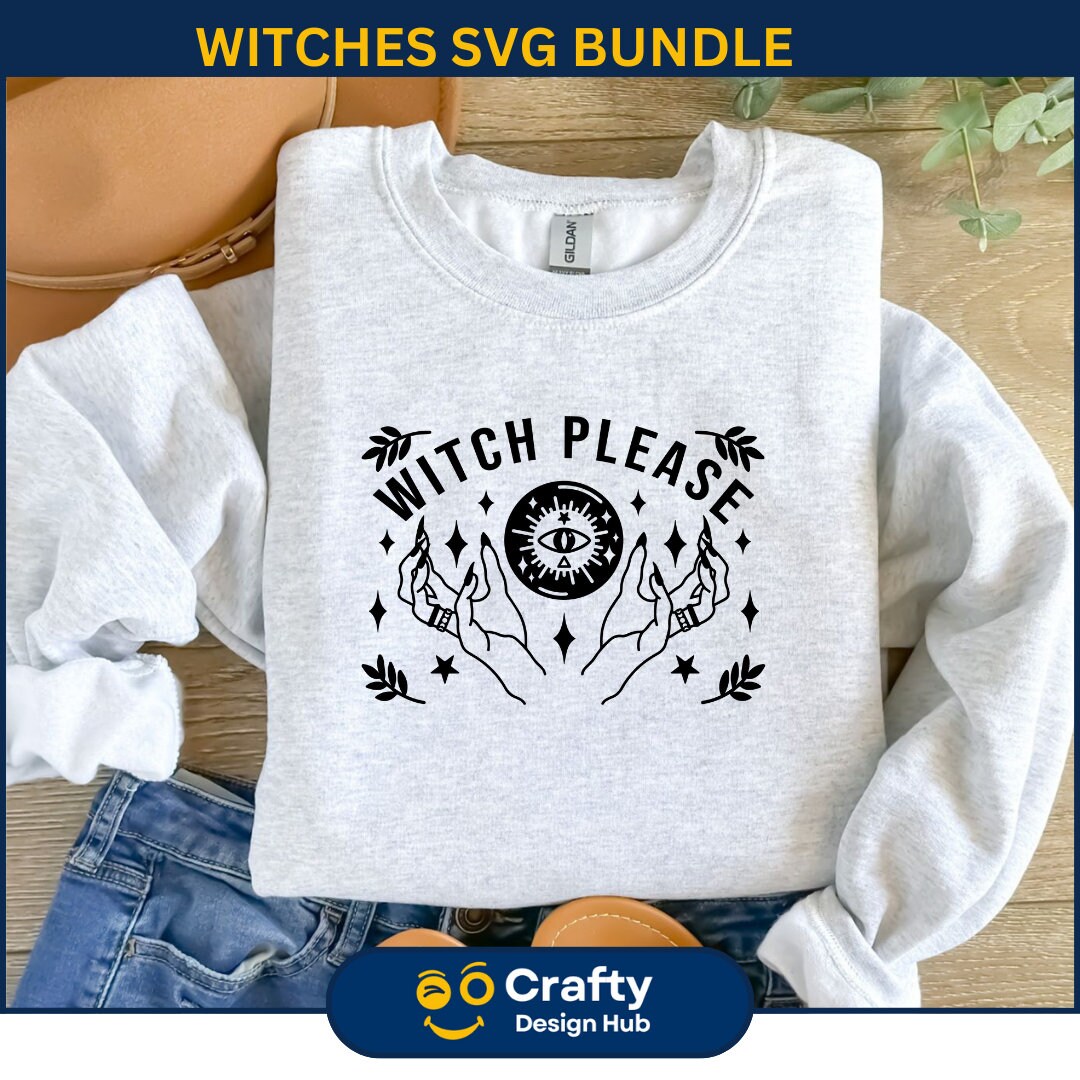 Witch Bundle Svg, WITCHCRAFT SVG Bundle, Mystical Witch, Halloween Svg ...