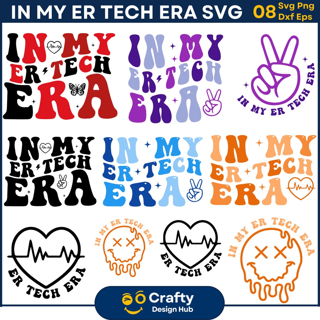 In My ER Tech Svg Bundle, in My ER Tech Era Png, Department Life Svg ...