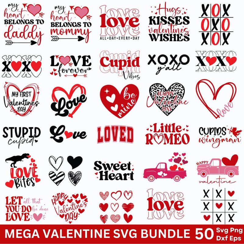 Funny Valentines Bundle - Etsy UK