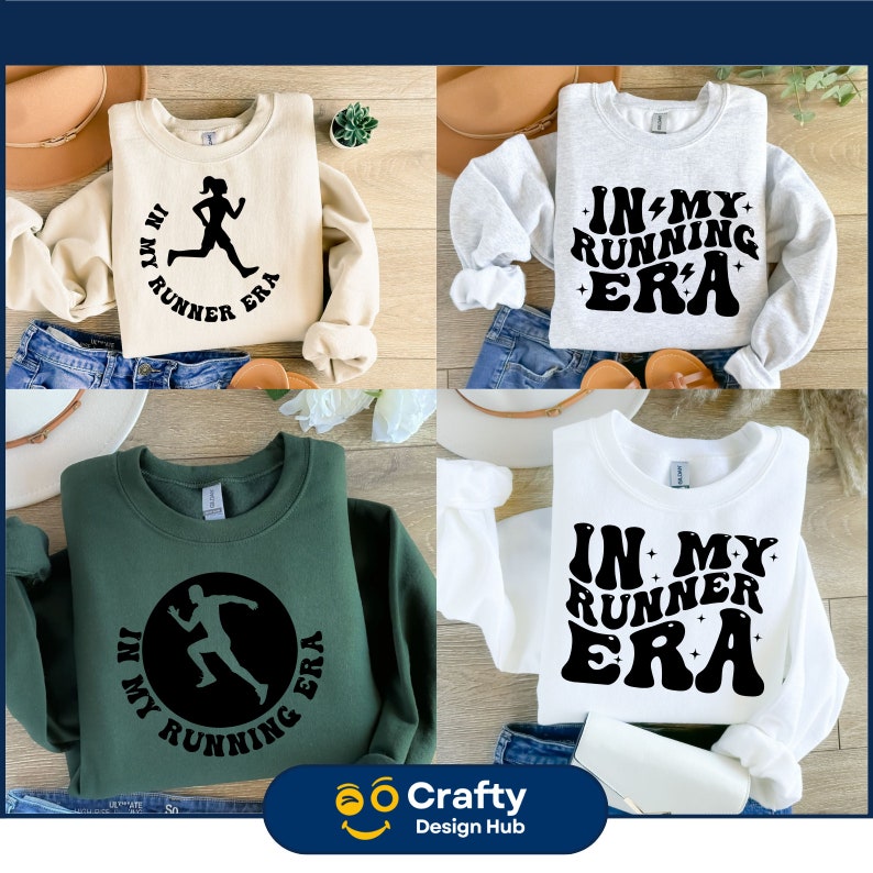 In My Runner Era SVG Bundle, Funny Runner Shirt, Running Era Svg, Game ...