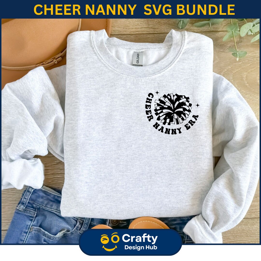 IN My Cheer Nanny Era Svg Bundle, Nanny Svg, Retro Nanny Svg, Cool ...