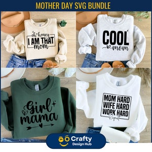 Mothers Day SVG Bundle, Mum Svg, Mom Cut File, Mother's Day Svg,mama ...