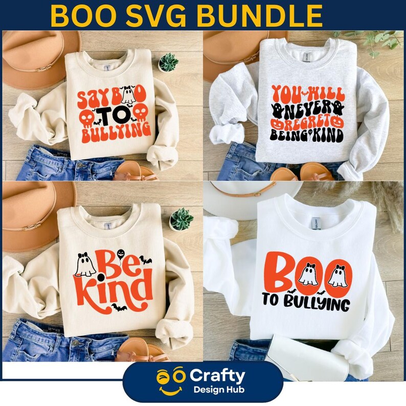 Anti Bullying Svg Bundle, Kindness Svg, Stop Bullying, End Bullying Svg ...