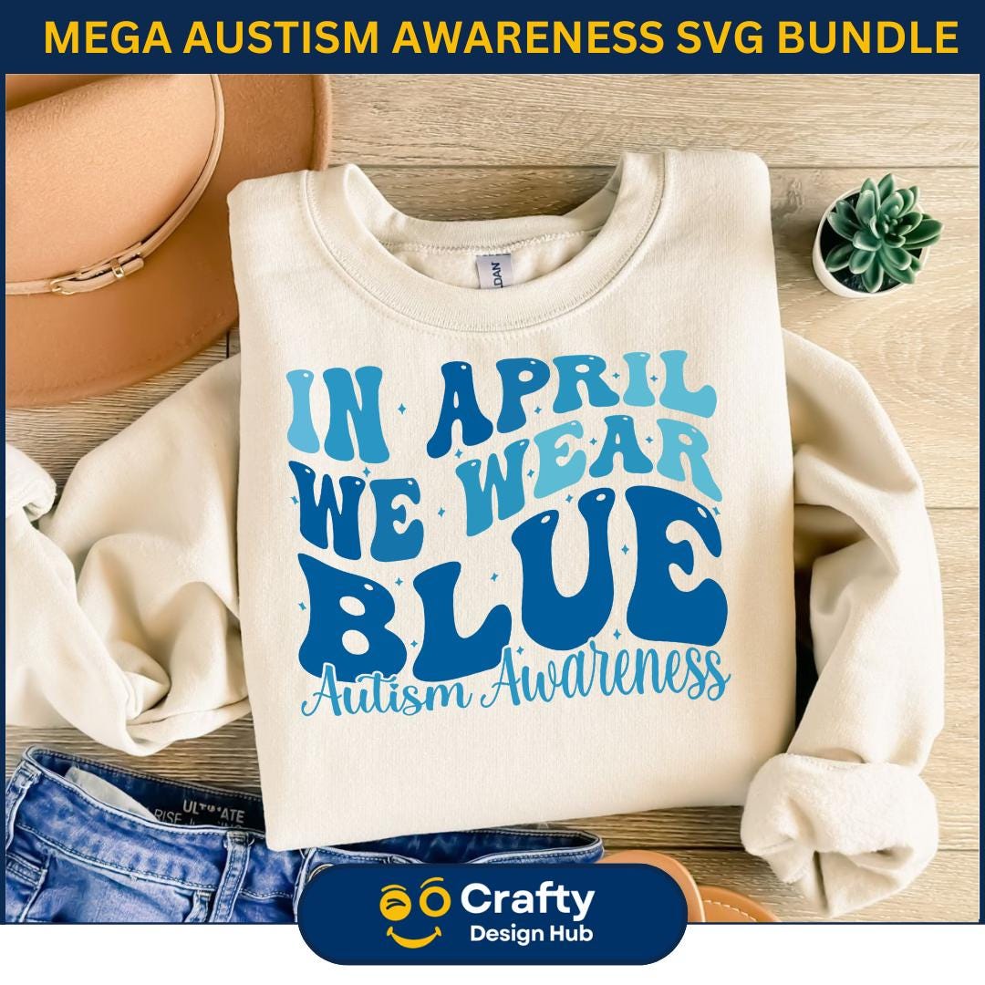 Mega Autism Awareness SVG Bundle, Autism Quotes Bundle PNG, Autism PNG ...