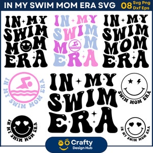 In My Swim Mom Era SVG Bundle, Swim Mom Era Svg, Swim Lover Svg ...