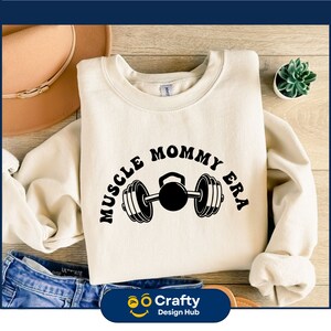 In My Muscle Mommy Era SVG, Funny Gifts for Gym Lovers, Muscle Mommy ...