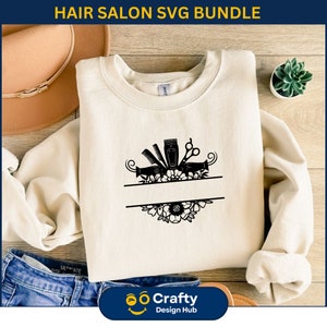 Hair Salon Svg Bundle, Hair Salon Svg, Hair Stylist SVG, Hairdresser ...