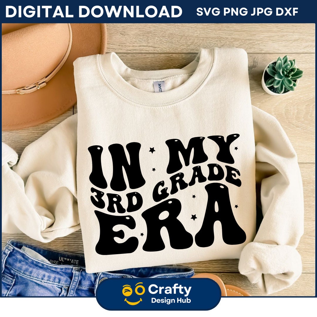 In My 3rd Grade Era SVG in My School Grade Era Svg in My - Etsy