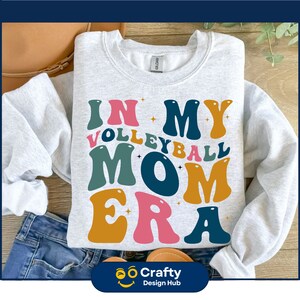 In My Volleyball Mom Era Svg Bundle, Volleyball Mom Svg, Volleyball ...
